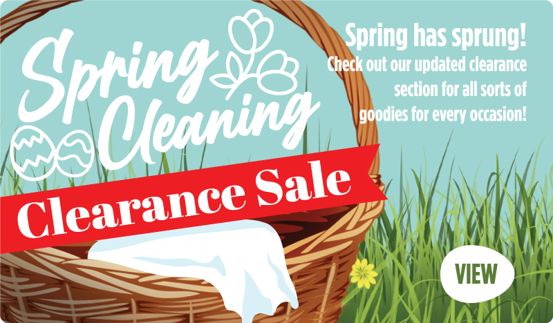Spring clearance!